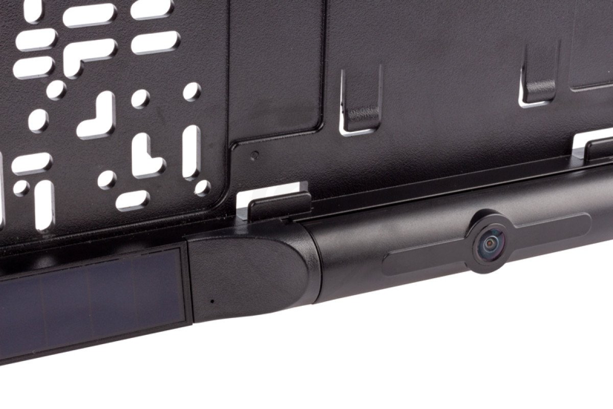 Bezdrátová sada s monitorem a solární kamerou na SPZ | Parkovaci-kamera.cz